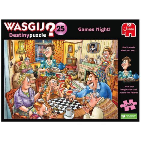 Jumbo Puzzel Wasgij Destiny 25 Soirée de jeux 1000 pièces