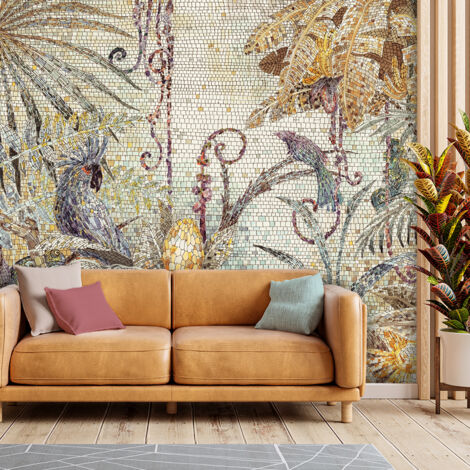 Papier peint, Mosaïque Jungle - 368x254