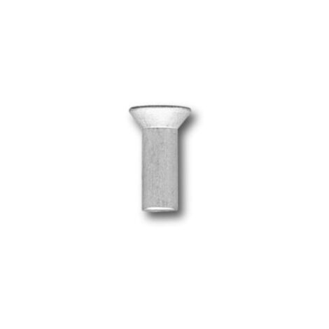 RIVET PLEINE ALUMINIUM À TÊTE PLATE CONTRE 5,030 MM