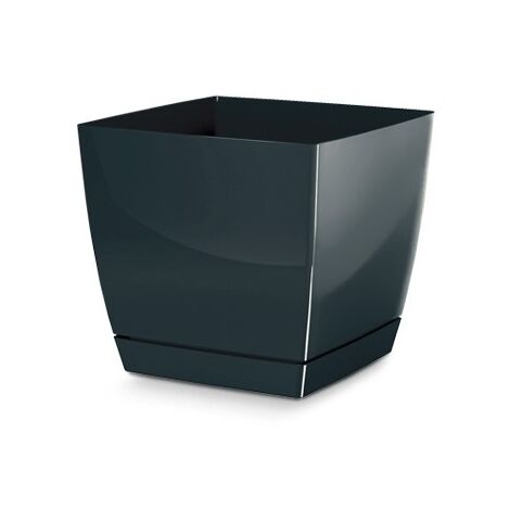 POT DE FLEURS COUBI - GRAPHITE - PP-DUKP155G