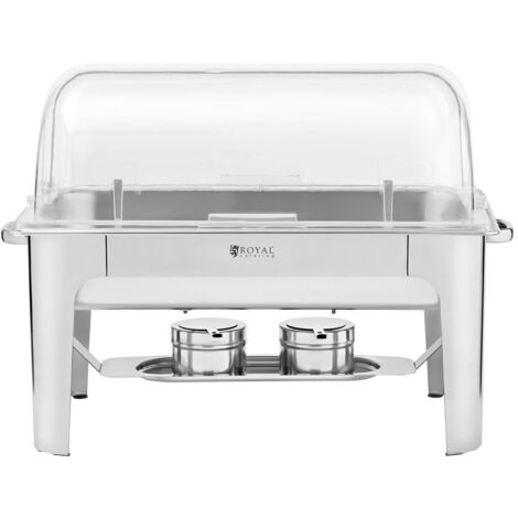 Chauffe-plats de table pour pâtes avec couvercle transparent GN 1/1 8,5 l