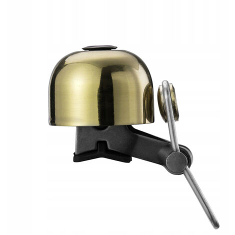 Sonnette de vélo rétro - dorée