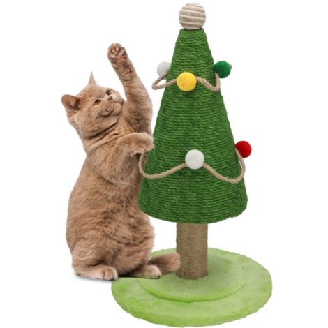 Griffoir pour chat en forme d'arbre de Noël