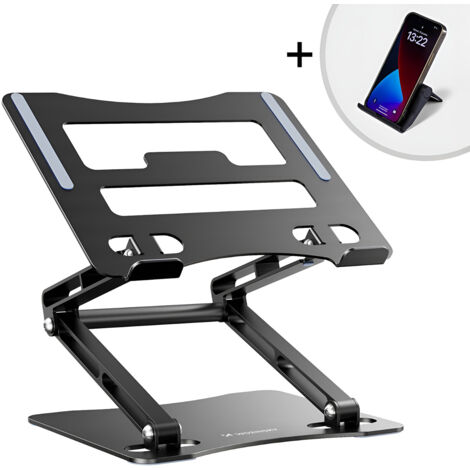 SET Support aluminium pour ordinateur portable + support pour ...
