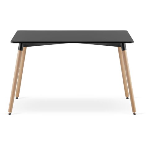 Table ADRIA 120cm x 80cm - noir