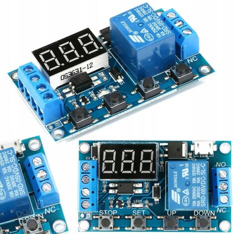 Modulo relè temporizzato 0-999min