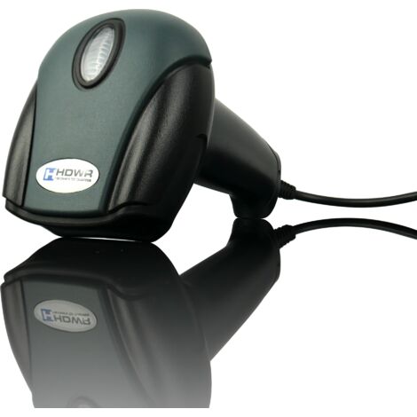 Scanner de codes-barres avec support et numérisation automatique USB HD29A