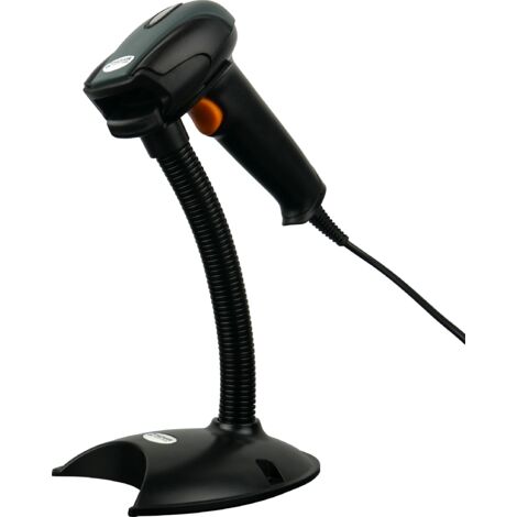 Scanner de codes-barres avec support et numérisation automatique USB HD29A