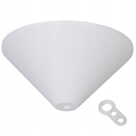Cache plafond pour la lampe, cache plafond, BLANC Rosace de ...