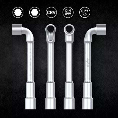 Clé à douille MJW 17 mm, percée