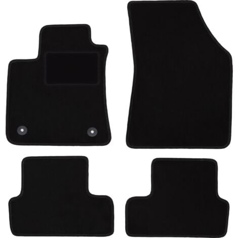 Tapis en velours noir pour : Renault Megane IV Grand-Coupé, liftback, break, grandtour, coupé ...