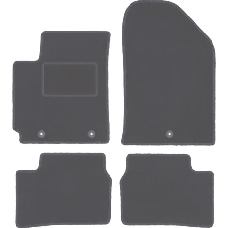 Tapis de voiture en graphite pour : Kia Picanto II JE berline (2011-2017)