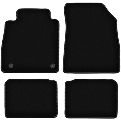 Tapis de sol en velours noir BASIC pour Nissan Micra K14 à hayon (2017-)
