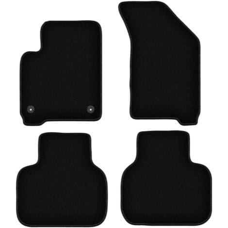 Tapis de sol en velours noir BASIC pour Fiat Freemont crossover (2011-2016)