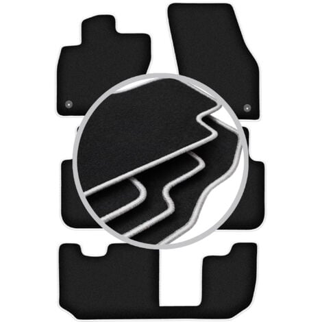 Tapis de voiture CARLUX-SILVER pour : Seat Tarraco 7 places (2018-)