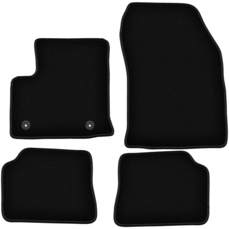 Tapis de sol en velours noir BASIC pour Citroën e-C4 à hayon (2021-)