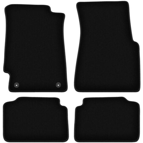 Tapis de sol en velours noir BASIC pour Honda Civic V à hayon (1991-1996)