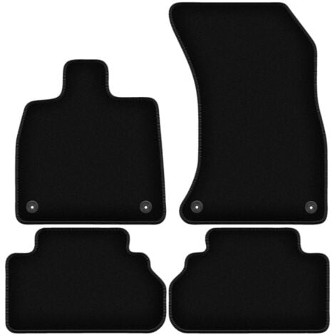 Tapis de sol en velours noir BASIC pour Audi Q5 FYT Sportback Hybride Rechargeable (2021-2022)