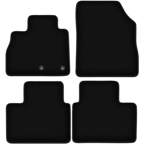 Tapis de sol en velours noir BASIC pour monospace Renault Grand Scenic IV (2016-)
