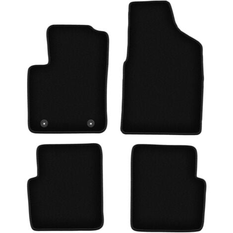 Tapis de sol en velours noir BASIC pour : Ford Ka MK2 à hayon (2008-2012)