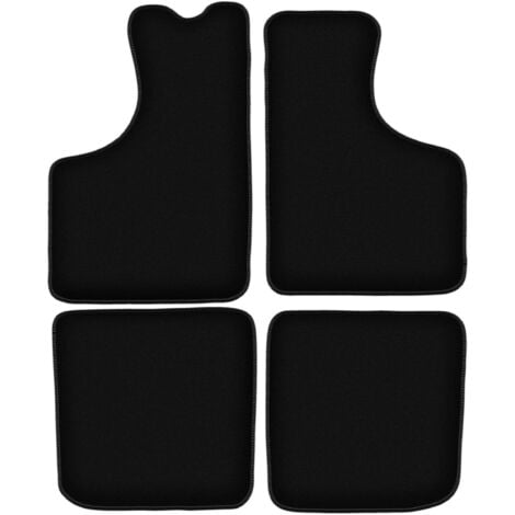 Tapis de sol en velours noir BASIC pour : Skoda 100S / 100L berline (1969-1977)