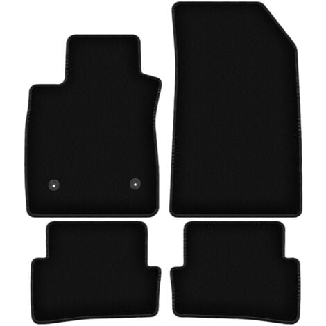 Tapis de sol en velours noir BASIC pour Renault Clio IV grand tour, break, berline (2013-)