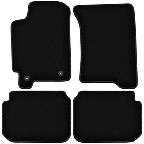 Tapis de sol en velours noir BASIC pour Subaru Impreza GC avec aérations hayon, berline, break ...