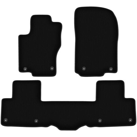 Tapis de sol en velours noir BASIC pour : Mercedes GLE W166 SUV (2011-2015)