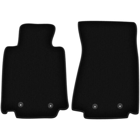 Tapis de sol en velours noir BASIC pour Nissan 370Z coupé, roadster (2009-2020)