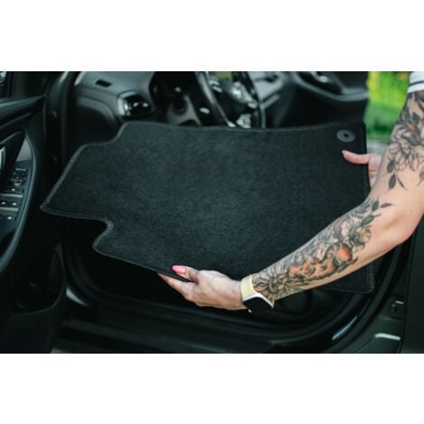 Tapis de sol en velours noir BASIC pour : Skoda Kamiq crossover (2019-)
