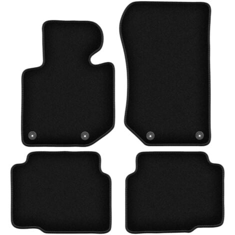 Tapis de sol en velours noir BASIC pour BMW 3 E36 compacte, coupé, berline, break, touring (1991 ...