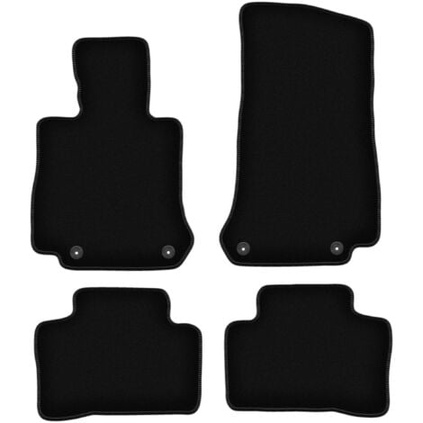 Tapis de sol en velours noir BASIC pour : Mercedes GLC X253 SUV (2015-)