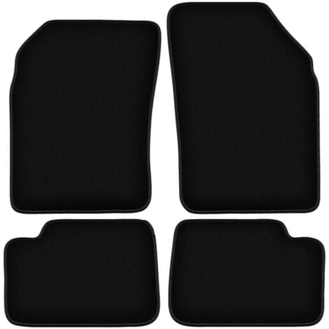 Tapis de sol en velours noir BASIC pour : Nissan Micra K11 à hayon (1992-2003)