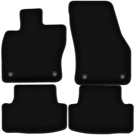 Tapis de sol en velours noir BASIC pour : Skoda Karoq crossover (2017-)