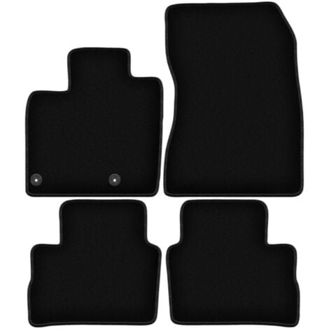 Tapis de sol en velours noir BASIC pour Nissan Qashqai III SUV (2021-)