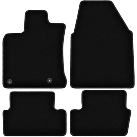 Tapis de sol en velours noir BASIC pour : Nissan Qashqai J10 I crossover (2006-2013)