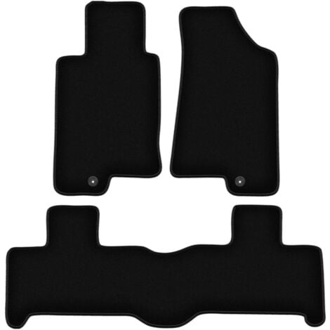 Tapis de sol en velours noir BASIC pour Hummer H3 SUV (2005-2010)