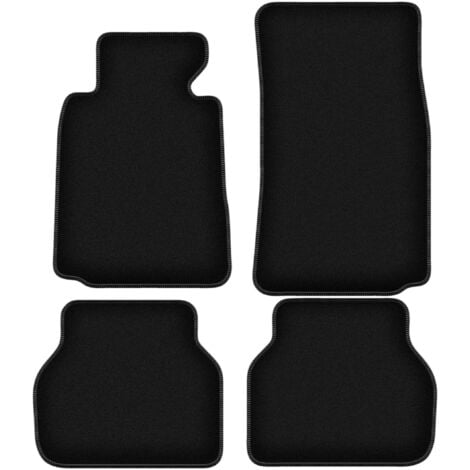 Tapis de sol en velours noir BASIC pour BMW 5 E39 berline, break, touring (1996-2004)