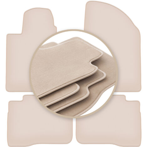 Tapis de sol beiges PREMIUM pour : SsangYong Korrando IV SUV 2019-