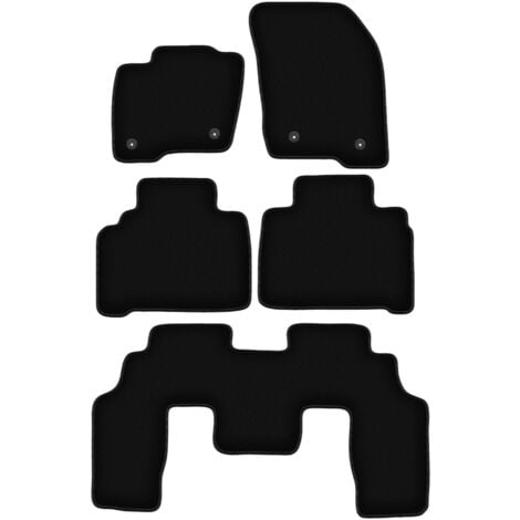 Tapis de sol en velours noir BASIC pour : Ford S-MAX MK2 (2015-)