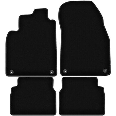 Tapis de sol en velours noir BASIC pour Saab 9-3 II Y3SF break, berline (2002-2014)