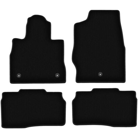 Tapis de sol en velours noir BASIC pour : Ford Explorer MK6 ST-Line pick-up (2019-)