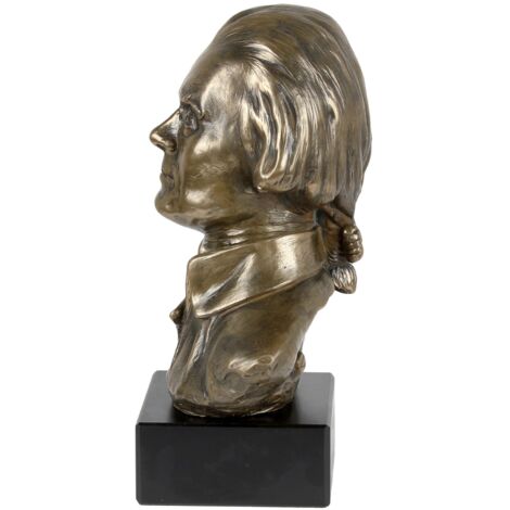 Thomas Jefferson - Buste sur marbre, statuette d'une personne célèbre ...