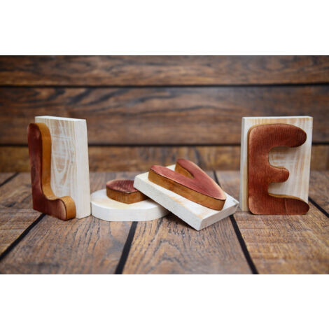 Panneau LOVE en bois Bedlington Terrier décoration chien Art-Dog ...