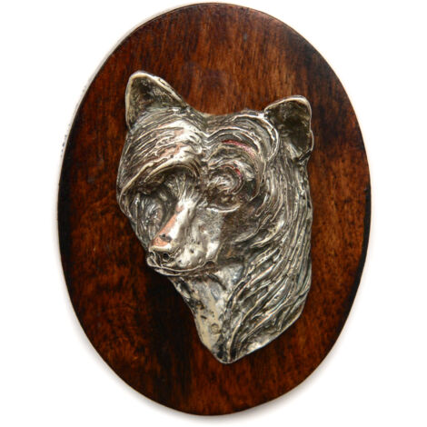 Chien chinois à crête - broche d'exposition, clip de numéro de départ ...