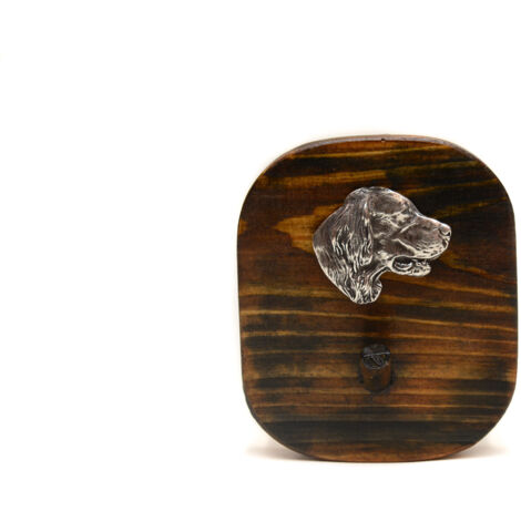 Setter anglais, Laverack - porte-laisse, porte-médailles avec chien ...