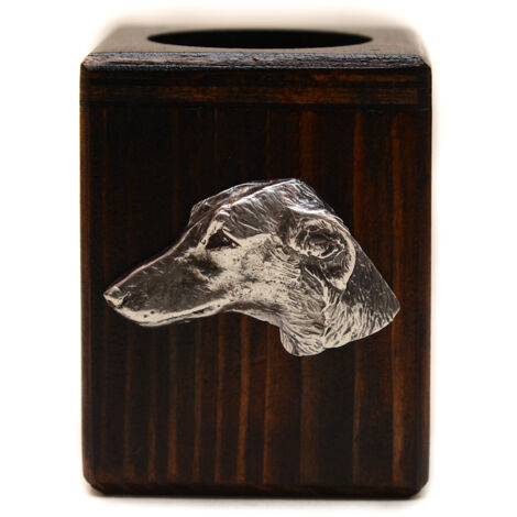 Lévrier africain, Azawakh - bougeoir en bois avec chien, un souvenir ...