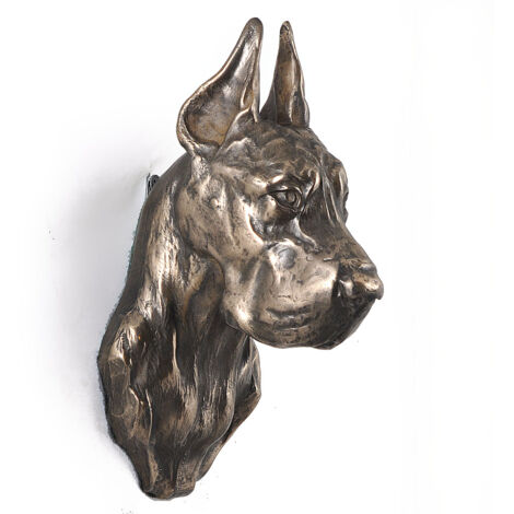 Statuette chien Dogue Allemand I buste suspendu Art-Dog en resine 25cm ...