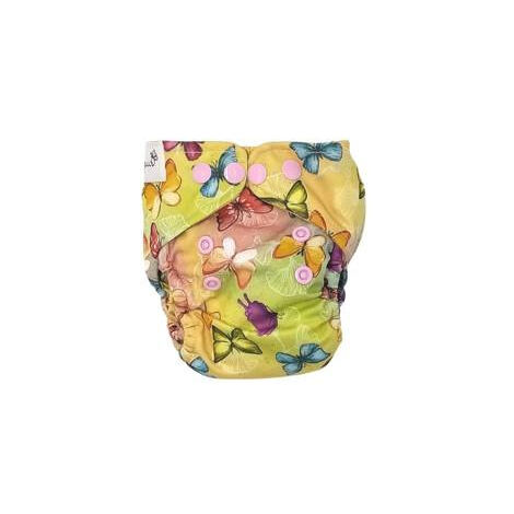 Couche nouveau-né à poche 3-7 kg - PAPILLONS