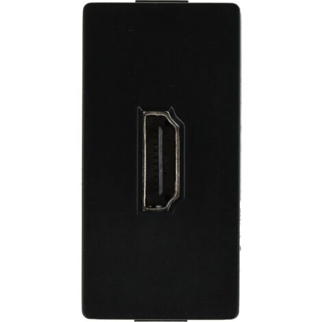 Module prise HDMI noir DC SMART HOME